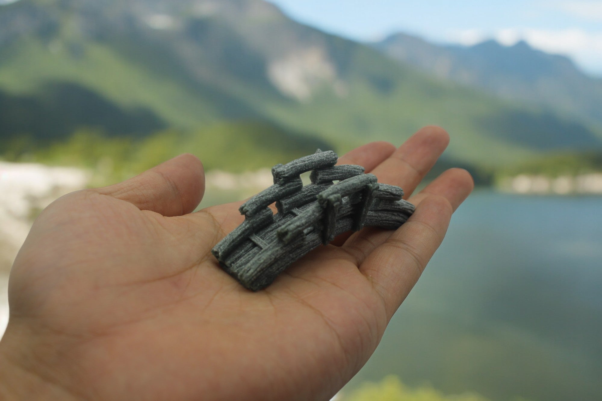 Mini Oriental Bridge Stone Statues