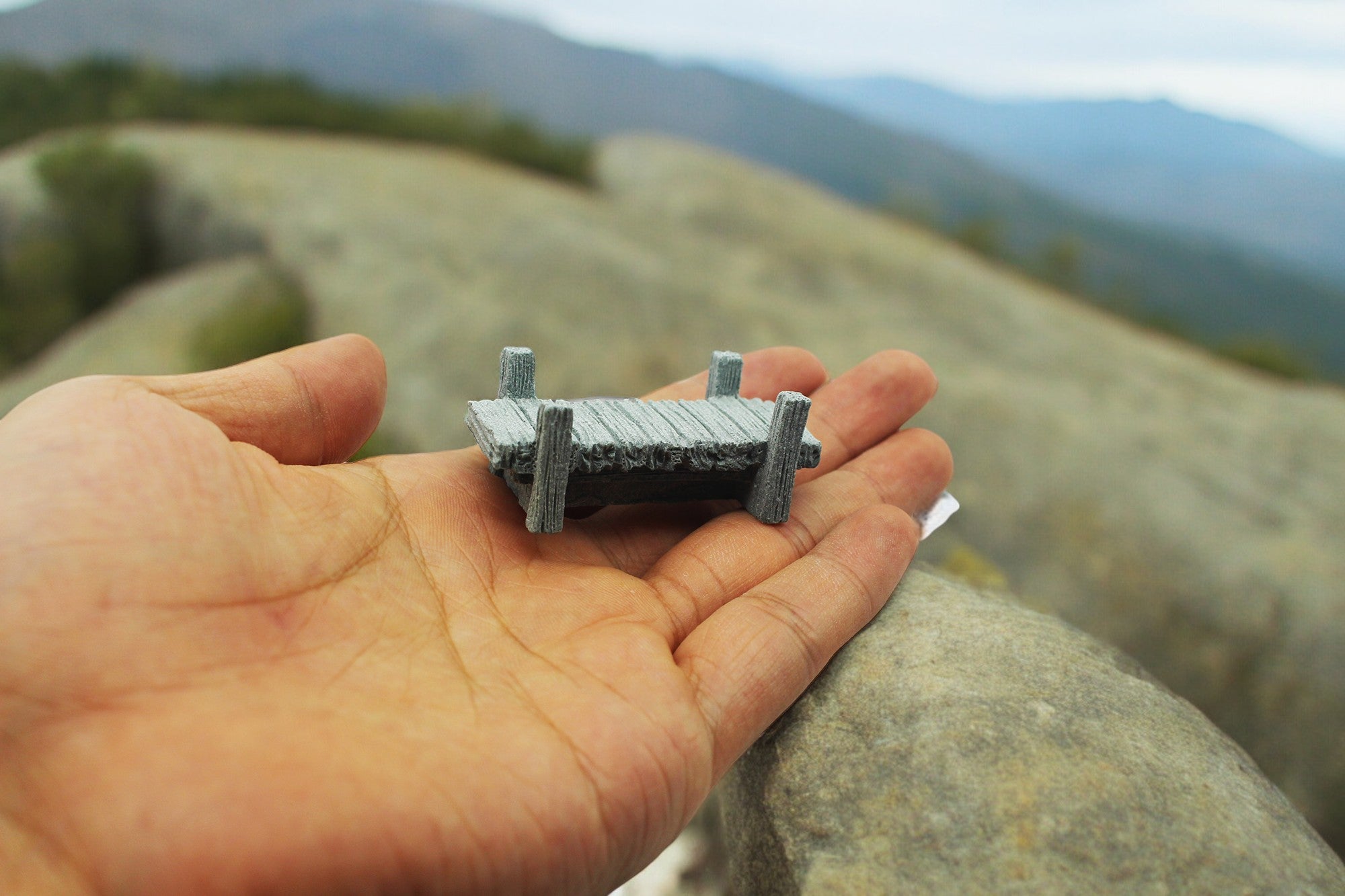 Mini Oriental Bridge Stone Statues